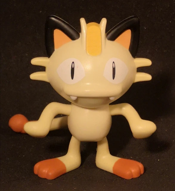 RARE FIGURINE POKÉMON Meowth le chat jaune McDonald's Happy Meal taille ...