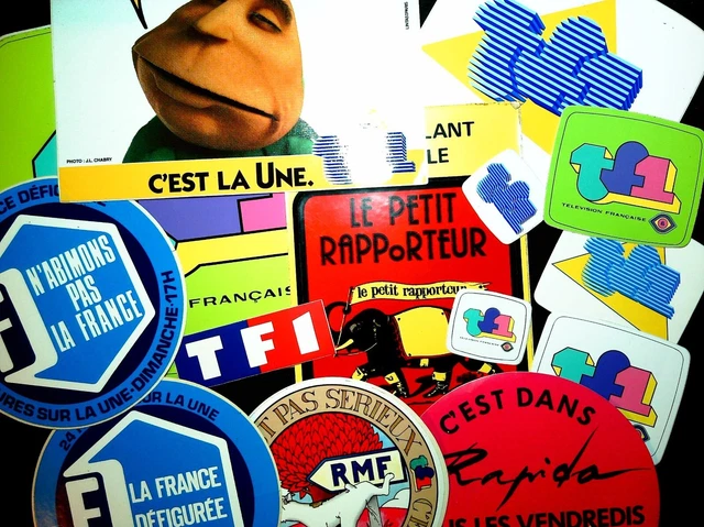 A L'UNITÉ AUTOCOLLANT sticker TF1 CHAINE TELEVISION EUR 2,00 - PicClick FR