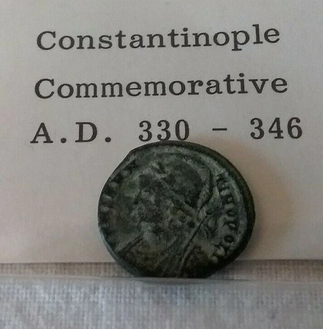 CONSTANTINE THE GREAT Constantinople Commemorative Ancient Coin 330-346 ...