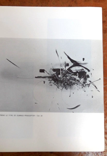 GEORGES MATHIEU. CATALOGUE. Palais des Beaux-Arts, Bruxelles.1963 EUR ...