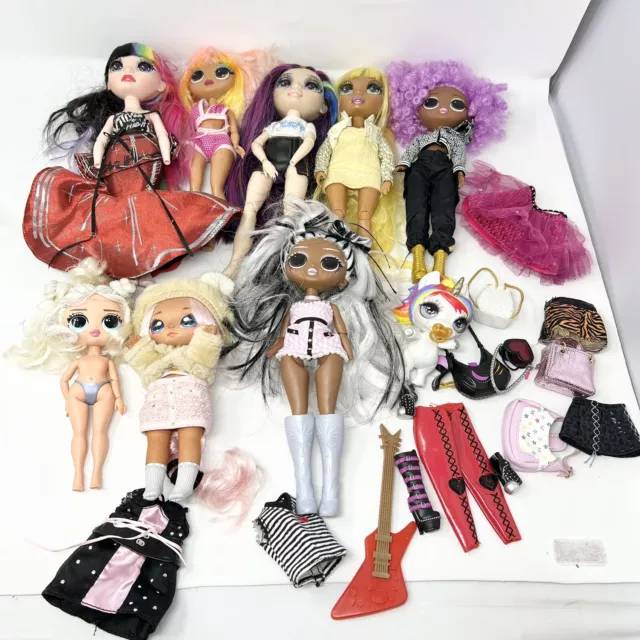 RAINBOW HIGH LOL Surprise OMG Doll Lot With Clothes 9 Dolls EUR 36,10 ...