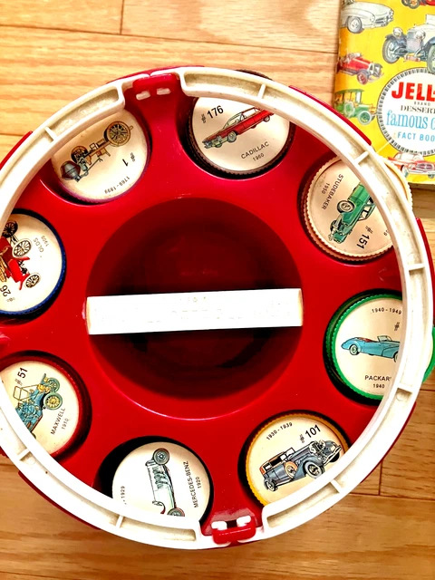 1960S VINTAGE JELL-O Picture Wheels Coins Famous Cars Planes Complete ...