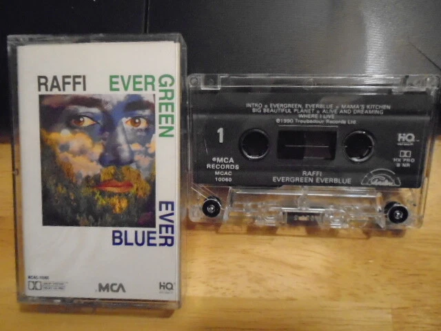 RARE CASSETTE PROMO Raffi Evergreen Everblue 1990 enfants canada MCA ...
