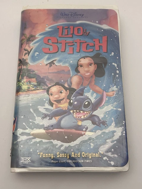 LILO & STITCH (VHS, 2002, Clamshell) Walt Disney Pictures Animation ...