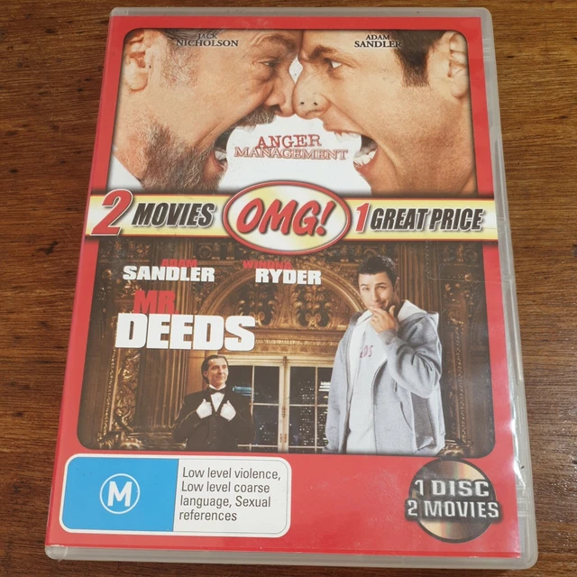 ANGER MANAGEMENT + Mr Deeds DVD R4 LIKE NEW FREE POST $16.94 - PicClick AU