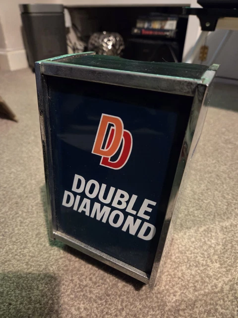 DOUBLE DIAMOND RARE Vintage Advertising Metal Pub Bar Font Display £44. ...