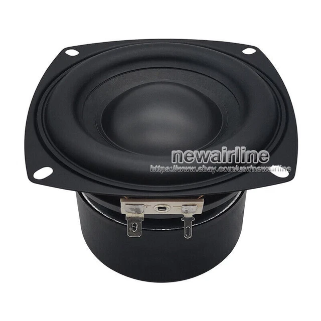 1PCS 4& INCH 4/8Ohm 40W Bass Audio Speaker Stereo Woofer Loudspeaker ...