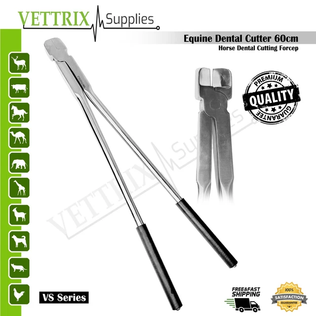 EQUINE DENTAL CUTTER 60cm Horse Dental Cutting Forceps, Stainless Steel ...
