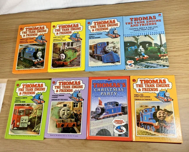 THOMAS THE TANK Engine & Friends Ladybird First Edition 80's Book Bundle x 8 £14.99 - PicClick UK