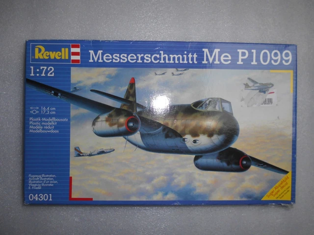 MESSERSCHMITT ME P 1099 von Revell 1:72 guter Zustand EUR 13,99 ...