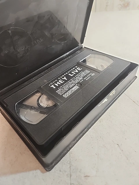 JOHN CARPENTERS THEY Live (VHS, 1990) Roddy Piper Keith David No Case ...