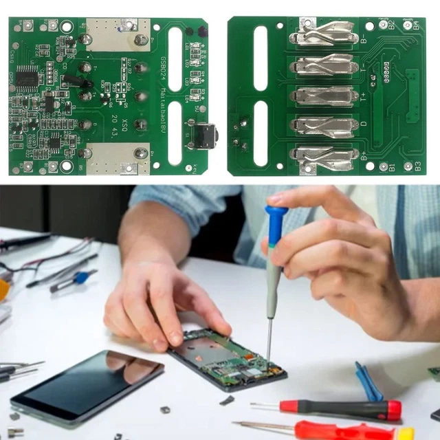 PCB BOARD BATTERY Protection Board Universal Battery Chip PCB for ...