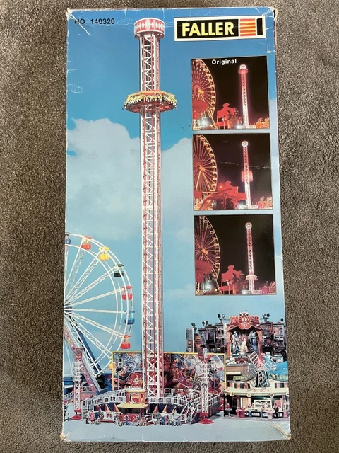 FALLER 140326 FREE-FALL Power Tower Ride Fairground Model Kit with ...