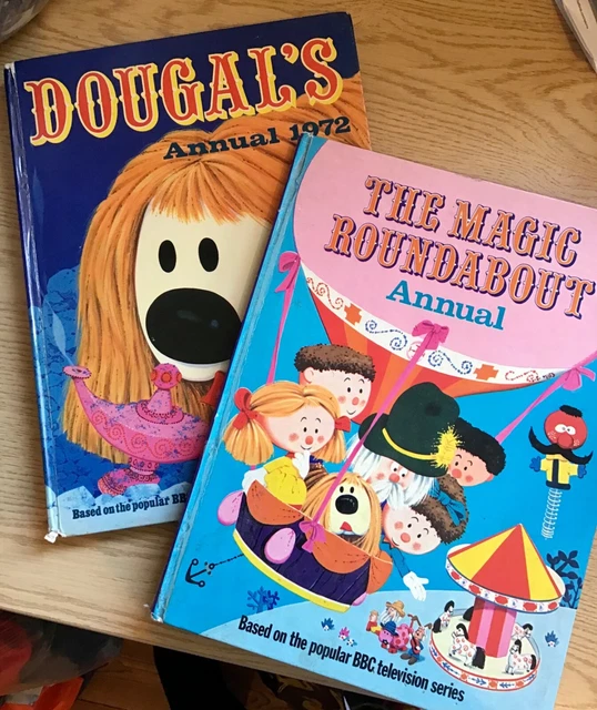 THE MAGIC ROUNDABOUT & Dougal's Annual, 1970s Kids TV, Classic £18.99 ...