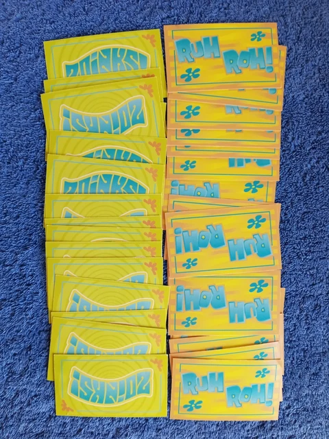SCOOBY-DOO MONOPOLY DONOR Replacement Zoinks Ruh Roh Cards Fright Fest ...
