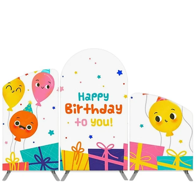 SMILING BALLOON WITH Gift Birthday Arch Backdrop Kit $35.97 - PicClick AU