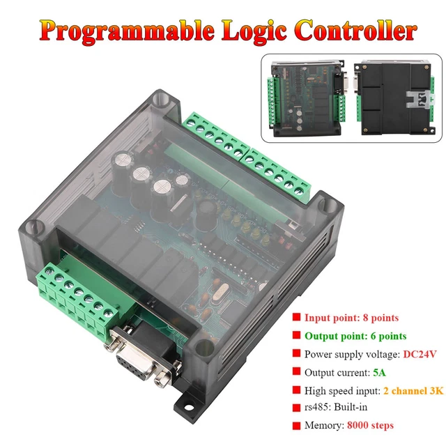 PROGRAMMABLE LOGIC CONTROLLER PLC Relay Output Of Industrial Control ...