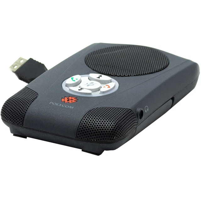 POLYCOM CX100 SPEAKER Box Usb Conference Microphone Keyboard ...