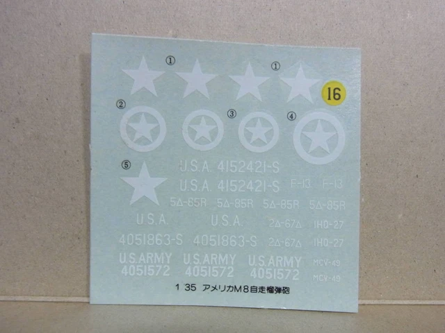 TAMIYA 1/35 AMERICAN M8 Howitzer Motor Carriage Plastic el EUR 101,66 ...