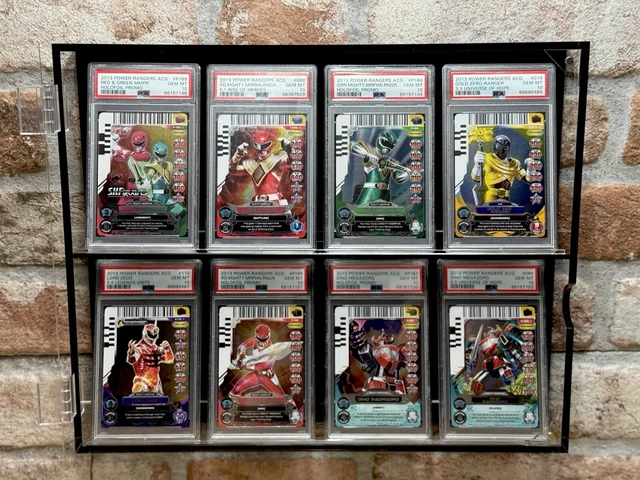 ACRYLIC TRADING CARD Swing Open Display Case Frame (Holds 8 Graded ...