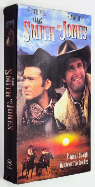 ALIAS SMITH AND JONES VHS 1971 Western TV Show Pilot Movie Pete Duel ...