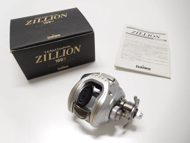 TEAM DAIWA TD Zillion 100H Right Handle 6,3:1 Gear Casting Reel Very ...