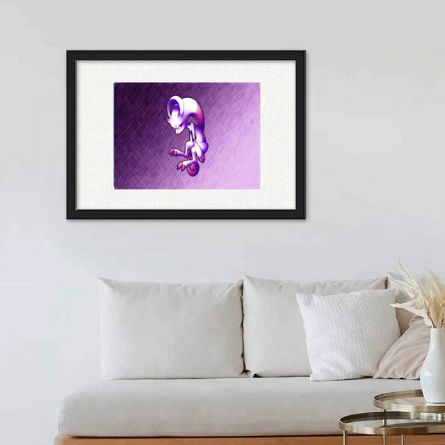 POSTER SHADOW MEGA Mewtwo Y Pokemon Evoluzione Anime Stampa Arte Da ...