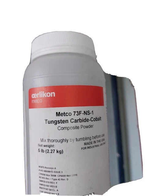SULZER METCO 73F-NS-1 powder (5 lb bottle) EUR 80,00 - PicClick FR
