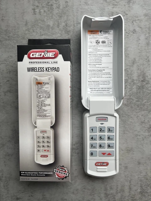 GENIE INTELLICODE GARAGE Door Opener Wireless Keyless Keypad GK-BX ...