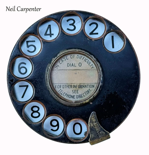 GENUINE GPO NO10 dial dated 1930 rare small dial face and clip. £44.40 ...