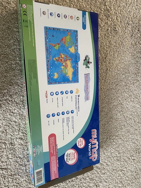 MY MAP WORLD - Interactive Map Educational Talking Map Toy for Kids ...