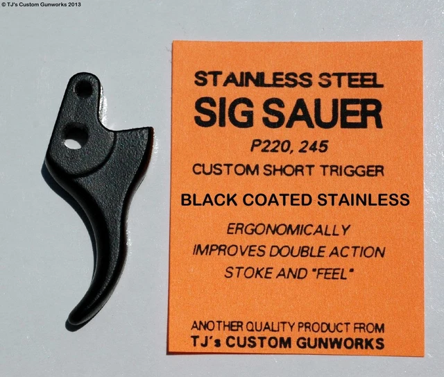 SIG SAUER CUSTOM Black Stainless Short Ergo Trigger SigArms - Older ...