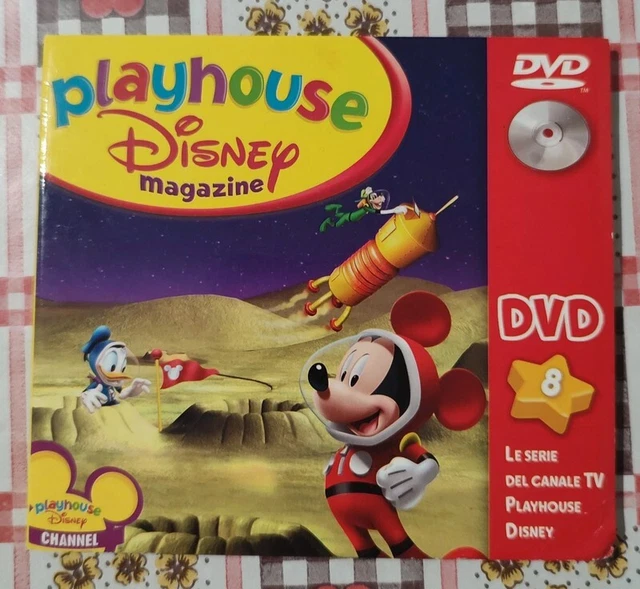 DISNEY PLAYHOUSE MAGAZINE DVD 8 topolino paperino pippo $29.03 ...