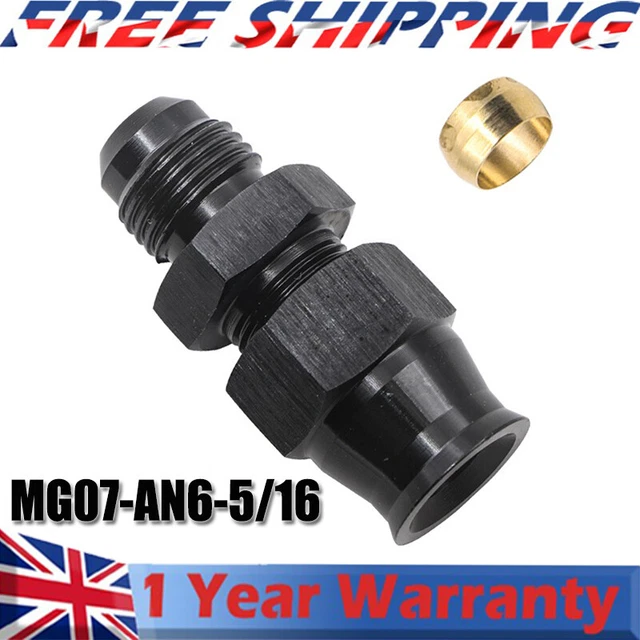 Fuel Line Efi Adapter Fitting 6 An Male To 5 16 Quick Disconnect Push