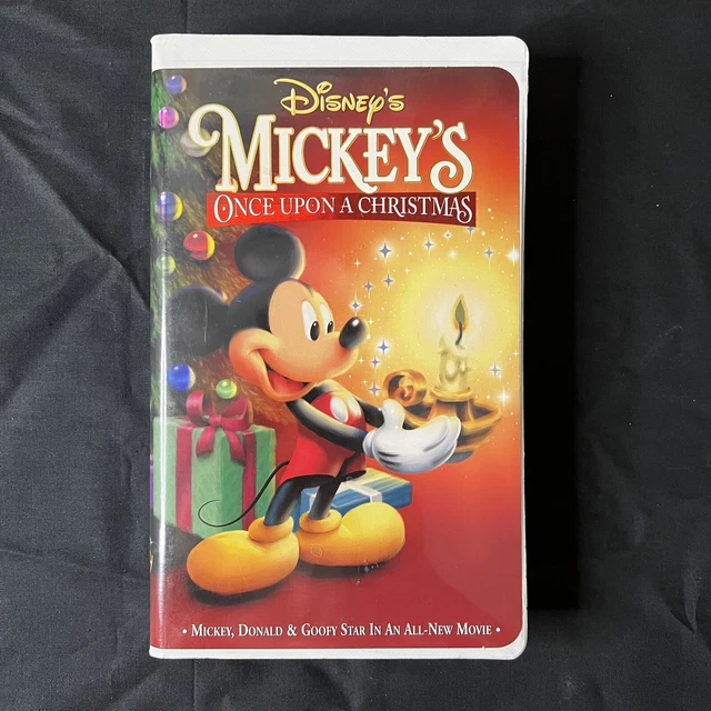 VHS WALT DISNEY'S Children's MOVIES~Mickey's Once Upon a Christmas~9 ...
