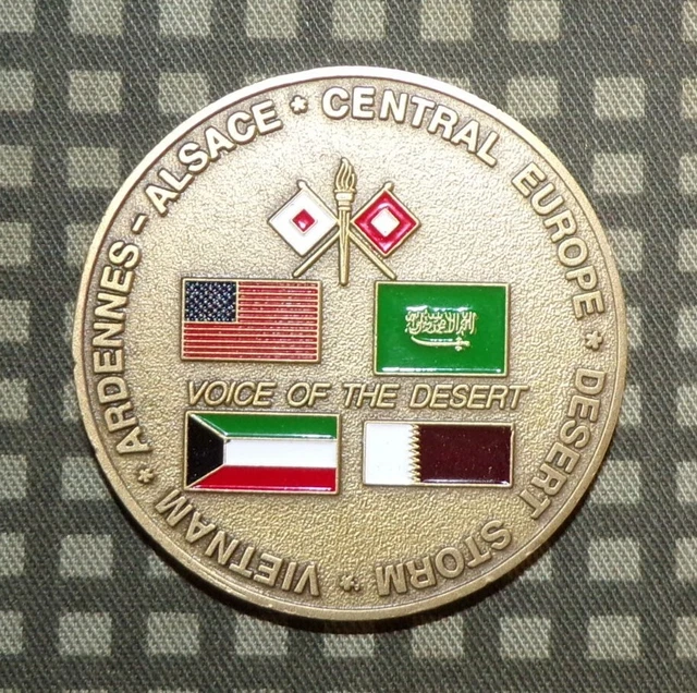 US ARMY 54TH Signal Battalion Command Team Challenge Coin of Excellence ...