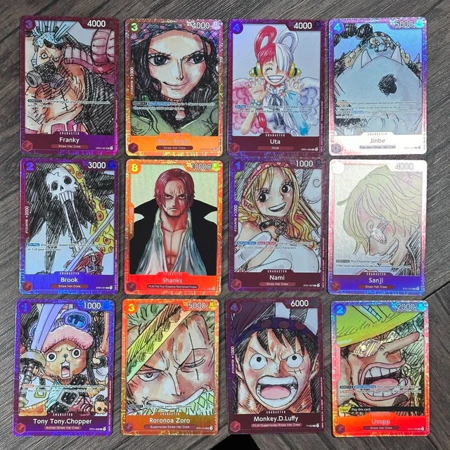 ONE PIECE FILM Red Trading Cards Nami Luffy Shanks Zoro Usopp Promo TCG ...