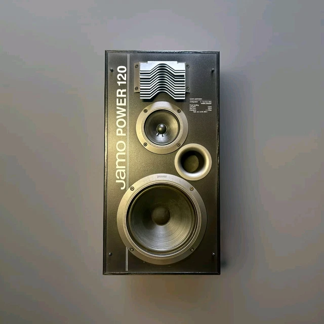 JAMO POWER 120 3 Way Hi Fi Stereo Speakers -Converted to Bluetooth ...