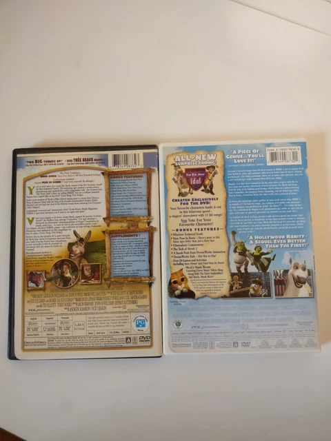 SHREK, SHREK 2 DreamWorks Animation DVD Bundle EUR 4,02 - PicClick DE