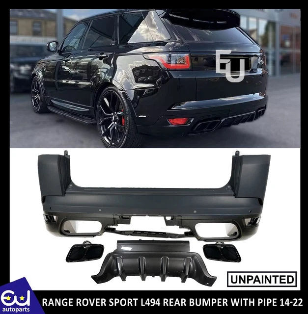 RANGE ROVER SPORT L494 Svr Style Rear Bumper Body Kit Bodykit Tailpipes ...
