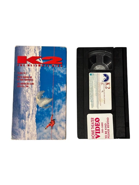 K2 (VHS, 1992) Michael Biehn, Matt Craven, Annie Grindlay, Adventure ...