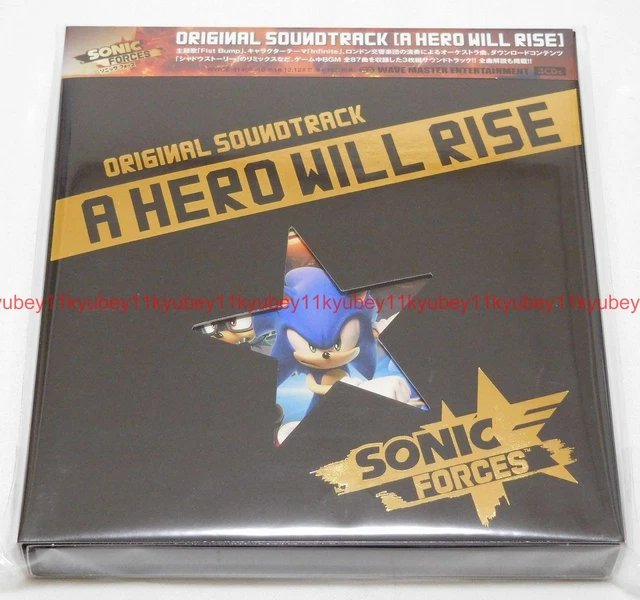 NEW SONIC FORCES Original Soundtrack A Hero Will Rise 3 CD Case Japan ...