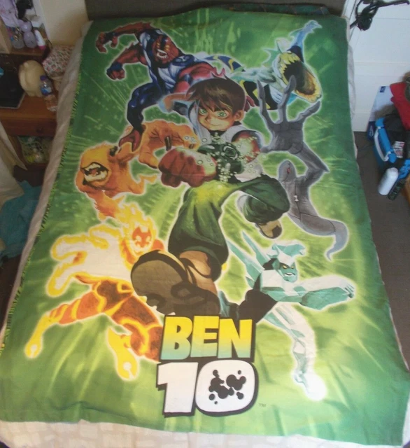 RARE CARTOON NETWORK Original Ben 10 Single Reversible Duvet ...