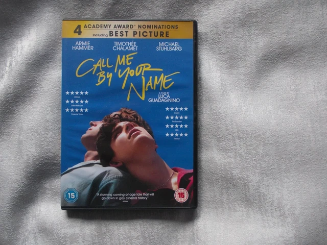 CALL ME BY Your Name (DVD) Timothee Chalamet,Amie Hammer,Michael ...