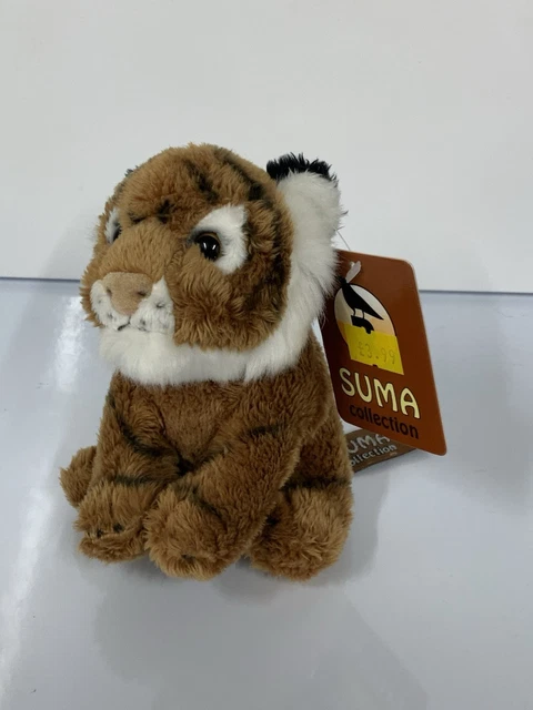 RAVENSDEN TIGER SOFT Toy Sitting Suma Plush Animal Cuddly 13cms New £5. ...