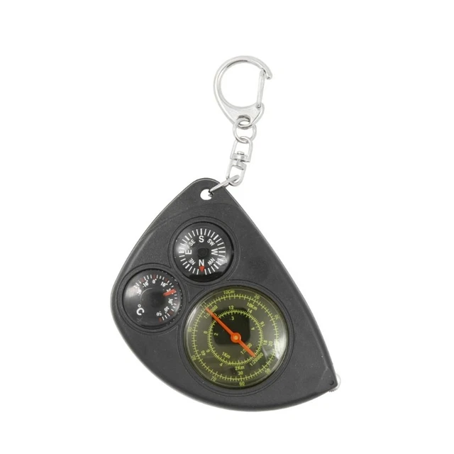 PORTABLE KEYCHAIN COMPASSES Mapping Tool Compact Camping Navigation ...