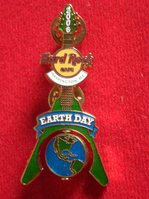 HRC HARD ROCK Cafe Washington Earth Day 2006 Flying V Spinning Guitar LE200 EUR 10,99 - PicClick DE