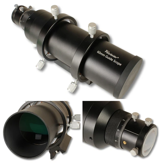 BST STARGUIDER 60MM Guide Scope Double Helical Focuser Mount Multi-Use ...