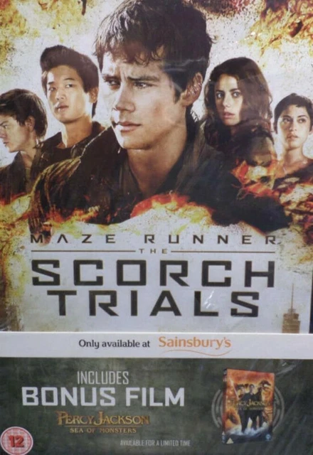 MAZE RUNNER THE Scorch Trials / Percy Jackson Sea Of Monsters DVD ...