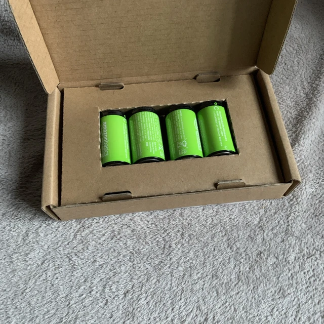AMAZONBASICS COR00001 C Cell 5000mAh Rechargeable Battery - 4 Pack £5. ...